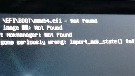 Solving The Mmx64 Efi Boot Error