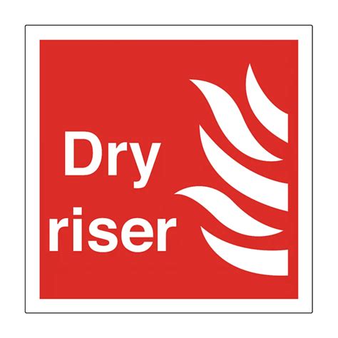Dry Riser Safety Signs Facilities Management Bigdug