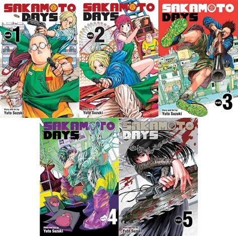Sakamoto Days Manga 5 Book Set Vol 1 5 By Yuto Suzuki Yuto Suzuki 978
