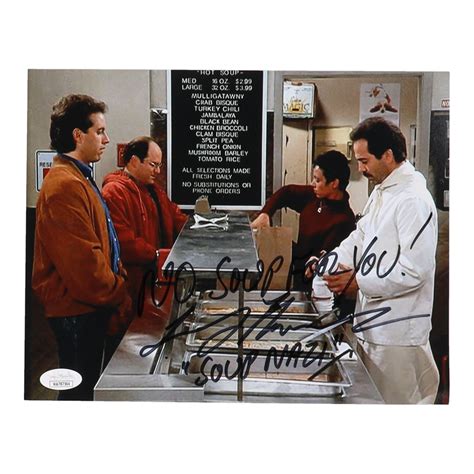 Larry Thomas Signed Seinfeld 8x10 Photo Inscribed No Soup For You