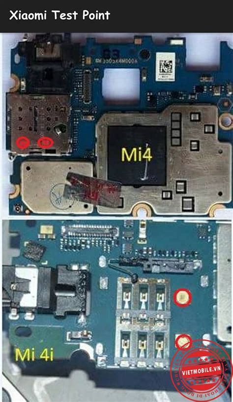 Chia sẻ Tổng hợp test point hỗ trợ chuyển chế độ EDL máy Xiaomi Vietmobile vn Chuyên trang