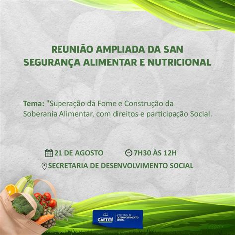 Secretaria de Desenvolvimento Social realiza reunião ampliada da SAN
