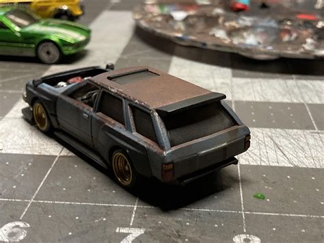 My Dad Did A Custom He Doesnt Usually Do Hot Wheels But He Dose Do