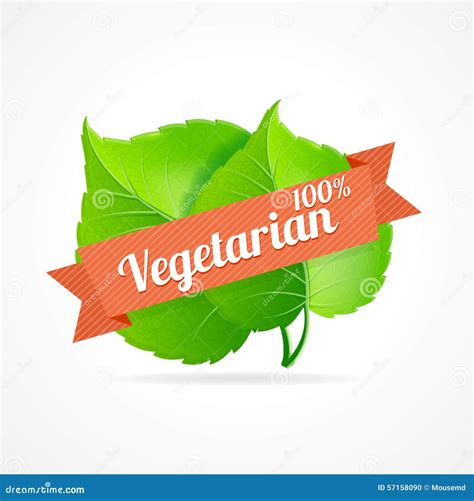 Vector Vegan Label Stock Vector Illustration Of Allergy 57158090