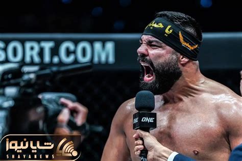 ویدیو کامل مبارزه 2 دقیقه ای امیر علی اکبری با حریف کانادایی