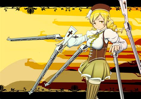 Tomoe Mami And Tomoe Mami Mahou Shoujo Madoka Magica And 1 More Drawn