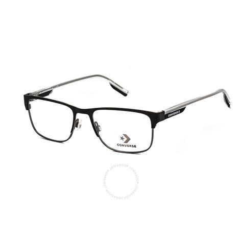 Converse Mens Black Rectangular Eyeglass Frames Cv300000154 886895507530 Eyeglasses Jomashop
