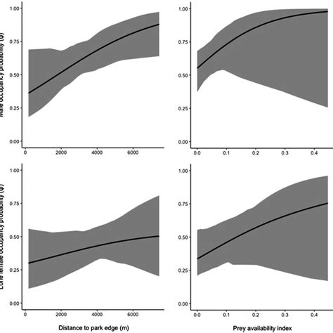 Temporal Overlap Plot Of A Male Leopards Solid Line And Lone Female