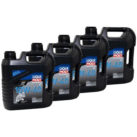 LIQUI MOLY Motoröl mineralisch 10W 40 4 X 4 Liter online im MVH Shop