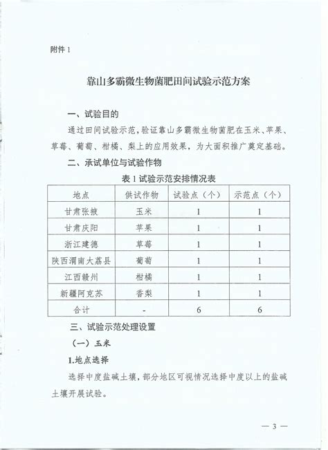 靠山多霸微生物肥料得到了政府的认可