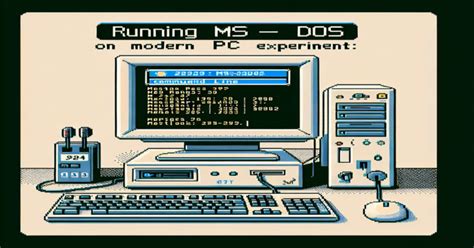 Running MS DOS On Modern PC A 2024 Experiment Self Improvement At The Metal Vortex