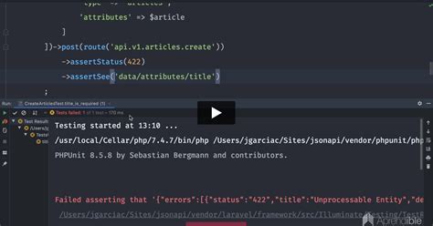 Lección 12 Cómo Crear Recursos Siguiendo La Especificación Json Api Desarrollo De Una Api Con