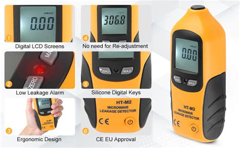 Microwave Detector Microwave Tester Digital Lcd Display