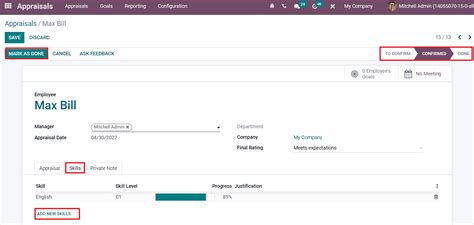 How To Create A New Appraisal With Odoo 15 Appraisals Module