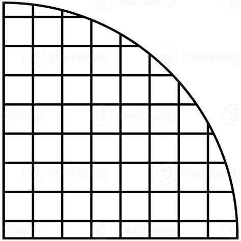 AI Generated A Circle With A Grid Of Squares On It PNG