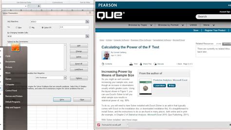 Biostatistics Power Sample Size Excel And Jmp Youtube