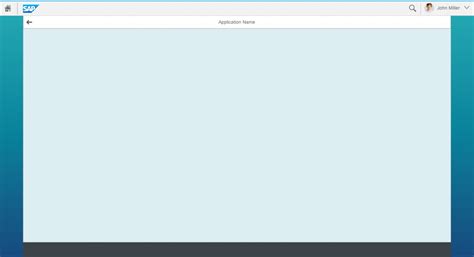 Full Screen Layout Sap Fiori For Web Design Guidelines