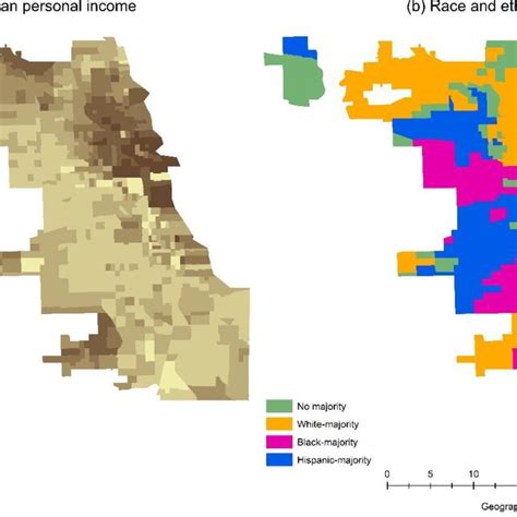 Distribution Of A Median Personal Income B Race And Ethnicity In