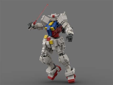 Lego Moc Rx 78 2 Gundam V3 By Sivjix Rebrickable Build With Lego