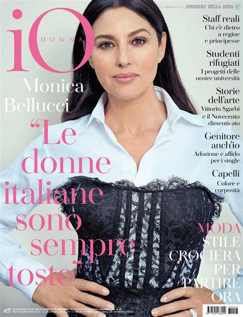 Monica Bellucci Magazine Cover Monica Bellucci