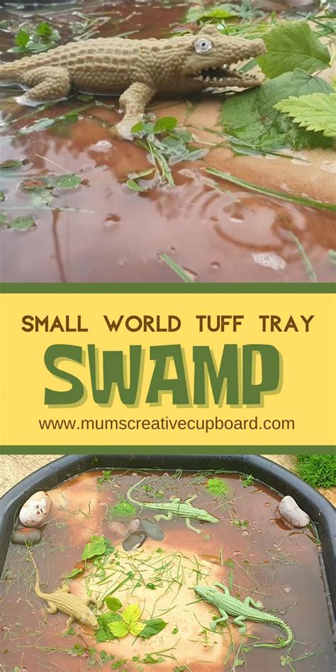 Tuff Tray Sensory Play Crocodile Swamp For Small World Play Video