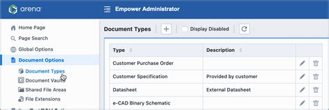 Document Types Empower Help
