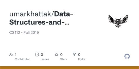 GitHub Umarkhattak Data Structures And Algorithms CS112 Fall 2019
