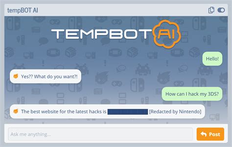 Introducing TempBOT AI Your New Virtual GBAtemp Companion And Aide