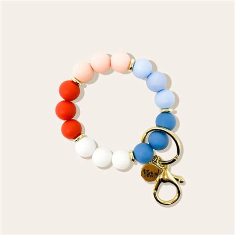 The Darling Effect Hands Free Silicone Beaded Key Chain Wristlet