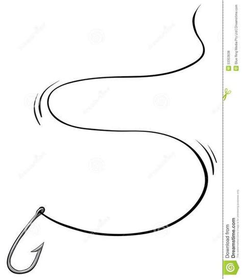 钓鱼钩简笔画 简笔画图片大全 普车都