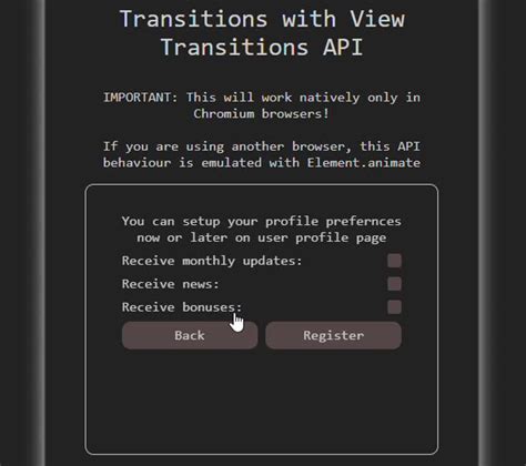 Anton Krasnov On Linkedin Chromium Js Jsbeauty Pagetransitionsapi Browserapi Browserfeatures