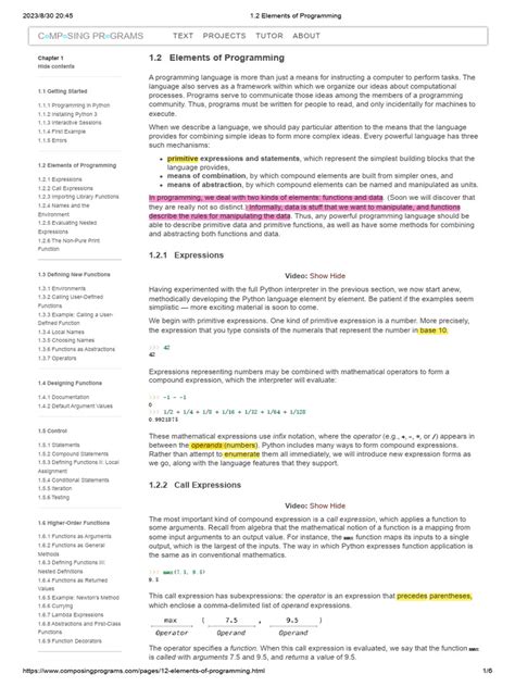 12 Elements Of Programming Pdf Teaching Methods And Materials