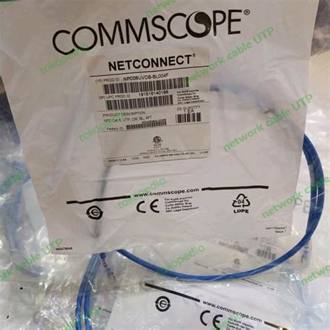 Jual Patch Cord UTP Cat Commscope Feet Meter Jakarta Pusat GLOBAL NETWORK CABLE UTP