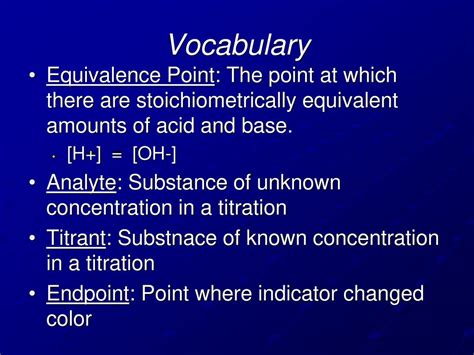 Titration: Experimental Acid-Base Neutralization - ppt download