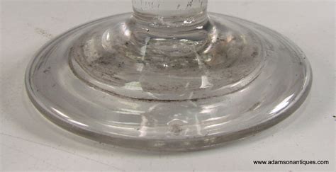 Adamson Antiques Heavy Baluster Deceptive Toastmasters Glass