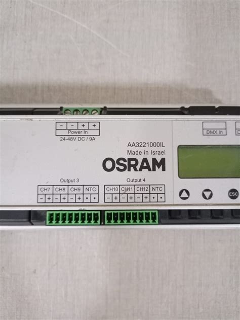 Used Osram Ot Dmx 12x350700 Dim So Module Aa3221000il Constant Current Led Dimmer Orbit Surplus