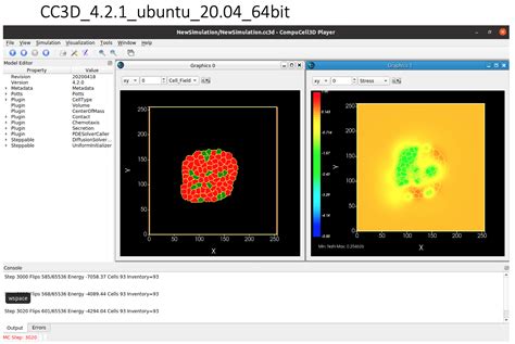 difference in result between cc3d 4 2 1 compiled versions redhat 7 5