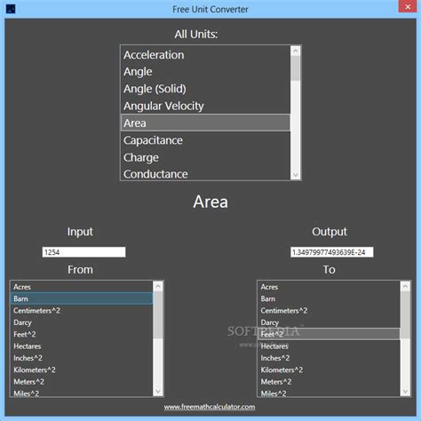 Free Unit Converter Download Softpedia