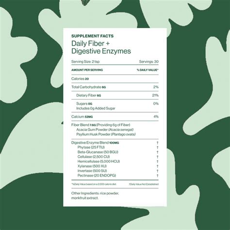 Daily Fiber Digestive Enzymes