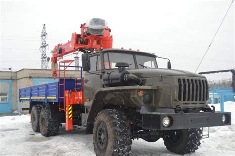 Кран манипулятор на базе Урал 4320