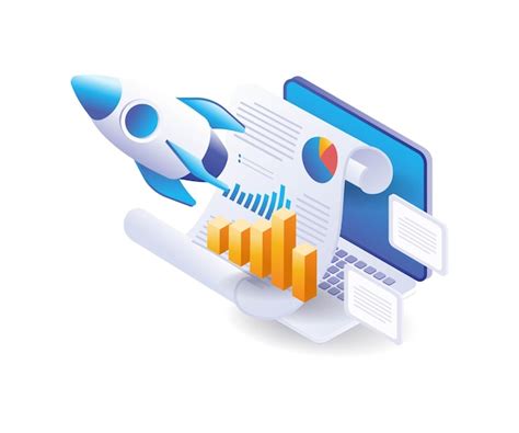 Premium Vector Analysis Of Startup Business Launching Data