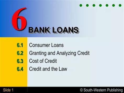 Ppt Bank Loans Powerpoint Presentation Free Download Id6867466