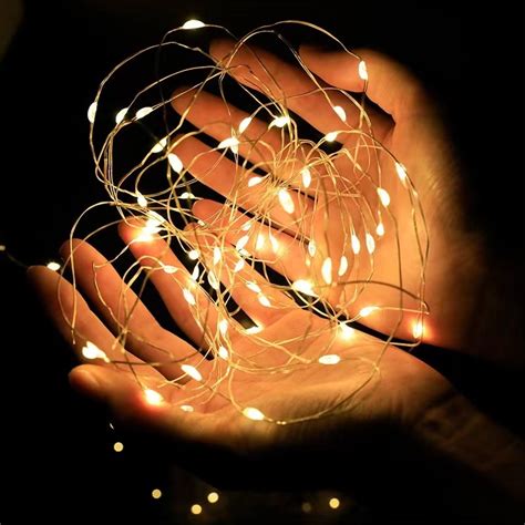 100 Original Meet 3 Modes 1m 2m 3m Led Light String Fairy Light Battery Lamp Decorative Light