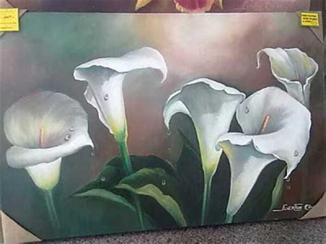 FLORAIS ÓLEO SOBRE TELA E PAINEL