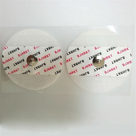 Non Woven Fabric 50mm Disposable Ecg Ekg Electrodes Iso13485