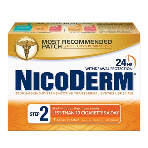 Nicoderm Step 2 Clear Patches 14mg