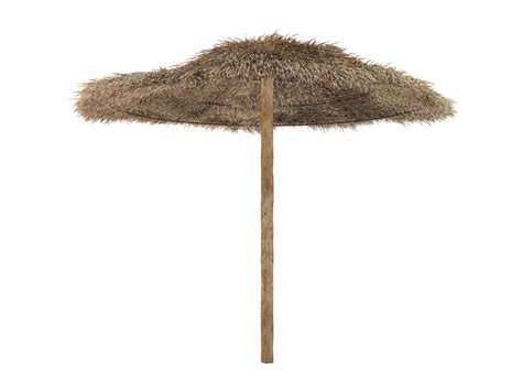Isolated Tropical Umbrella Made Of Straw 21081974 PNG