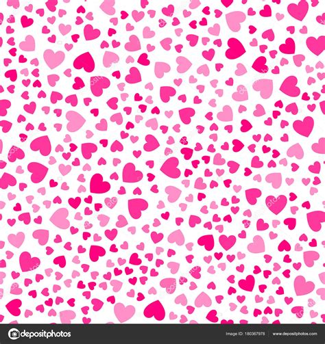 Bright Pink Hearts Seamless Background Stock Vector Slanapotam