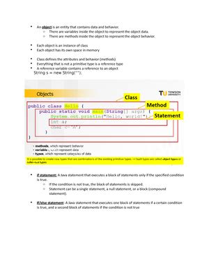 COSC 236 Professor Blackwell Lecture 2 Notes Loops CHAPTER TWO