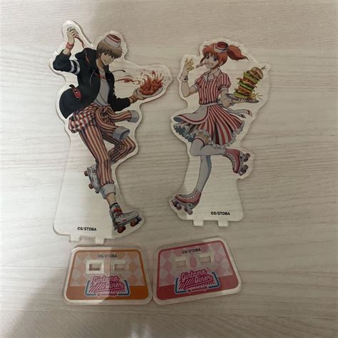 銀魂 ダイナー アニカフェ アクスタ 沖田総悟 神楽 メルカリ